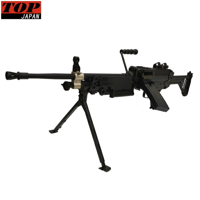 【楽天市場】生産終了品 TOP JAPAN 電動ガン M249 FN MINIMI スタンダードモデル （トップ ミニミ 軽機関銃 STD ...