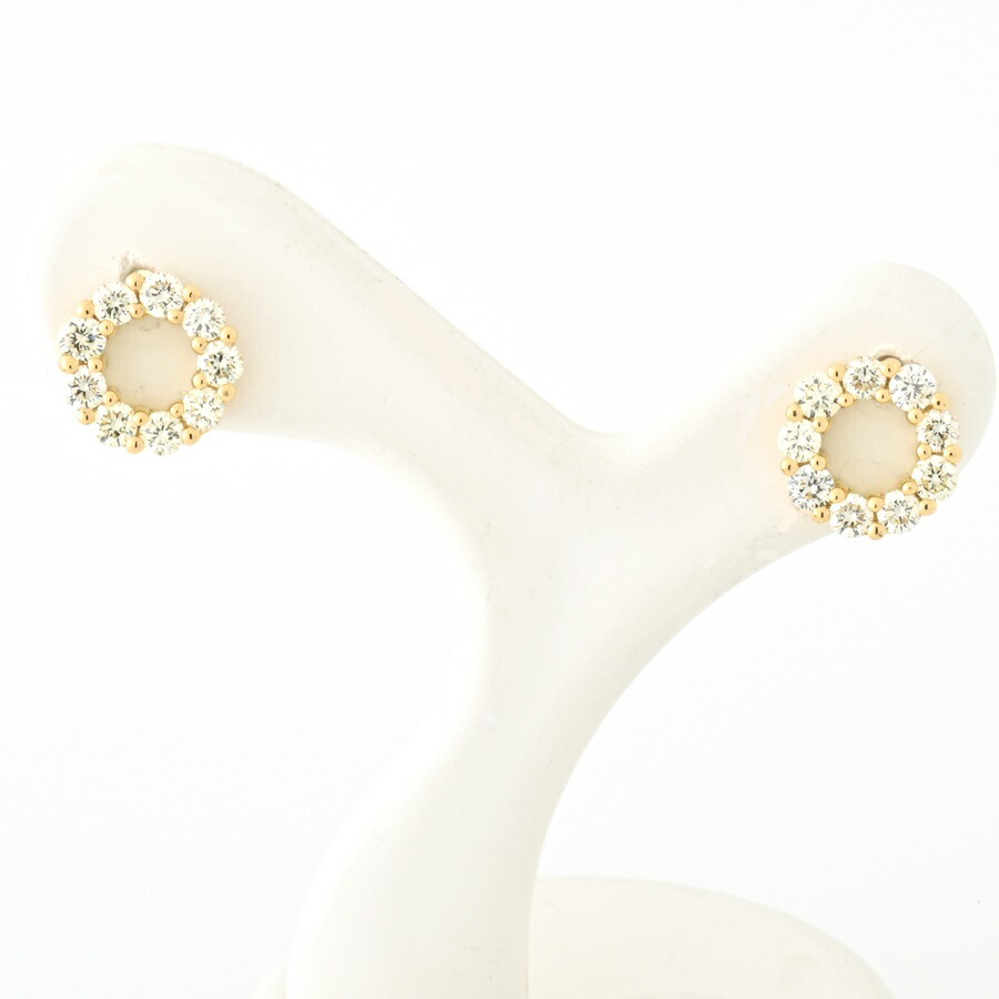 【楽天市場】K18 ダイヤモンド ピアス D=0.20ct / 0.20ct 【中古】 商品番号 E-153815 値下げ：質SHOP冨田