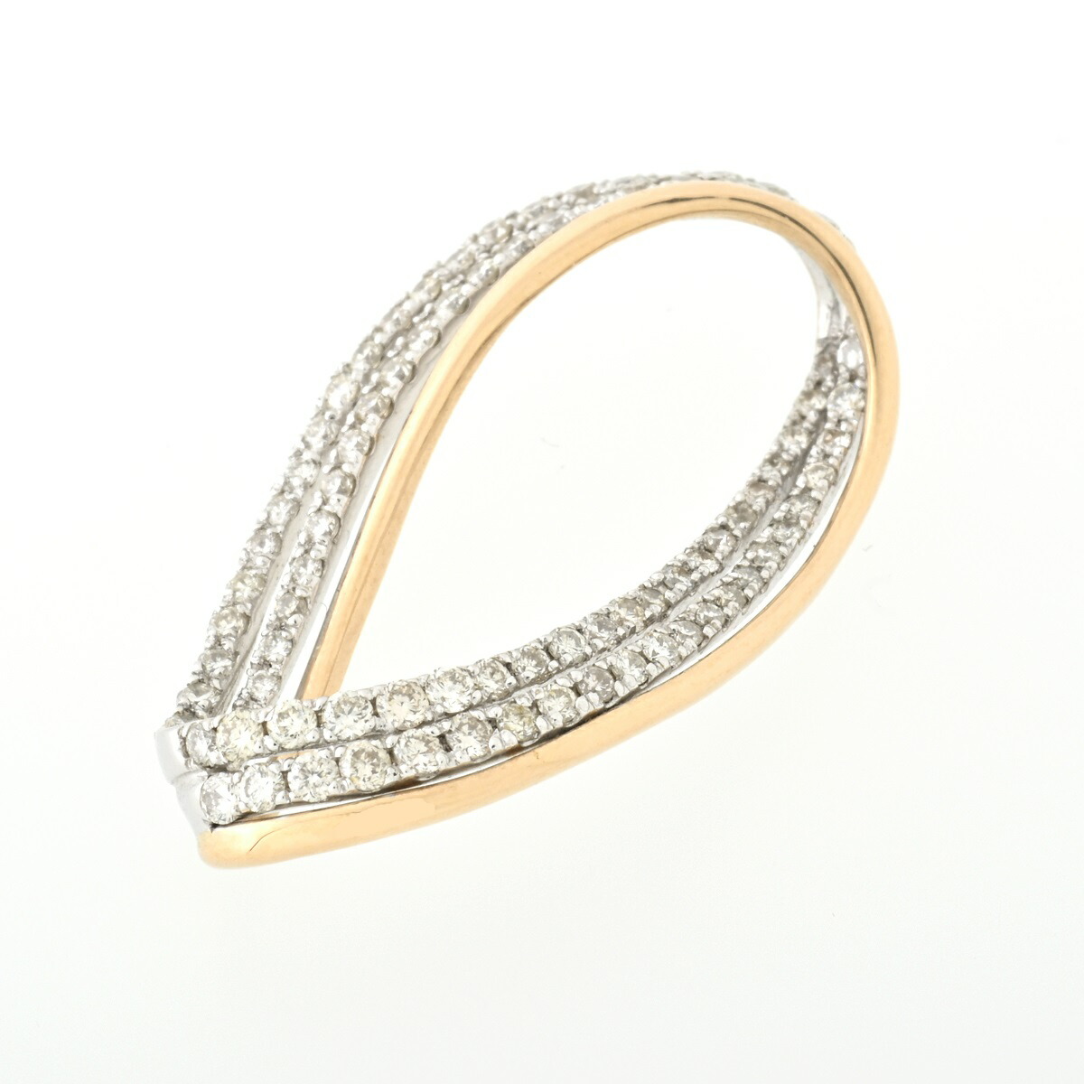 【楽天市場】新入荷 K18 ダイヤモンド ペンダント トップ 【中古】商品番号 69681：質SHOP冨田