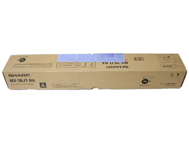 【楽天市場】シャープMX-36JTBA ブラック 純正品未開封 在庫あり即納 外箱若干汚れはがれあり【中古】MX36：トナーバンク
