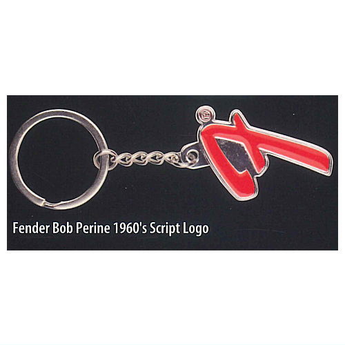 【楽天市場】Fender フェンダー ロゴメタルキーリング Part.2 [2.Fender Bob Perine 1960's Script ...