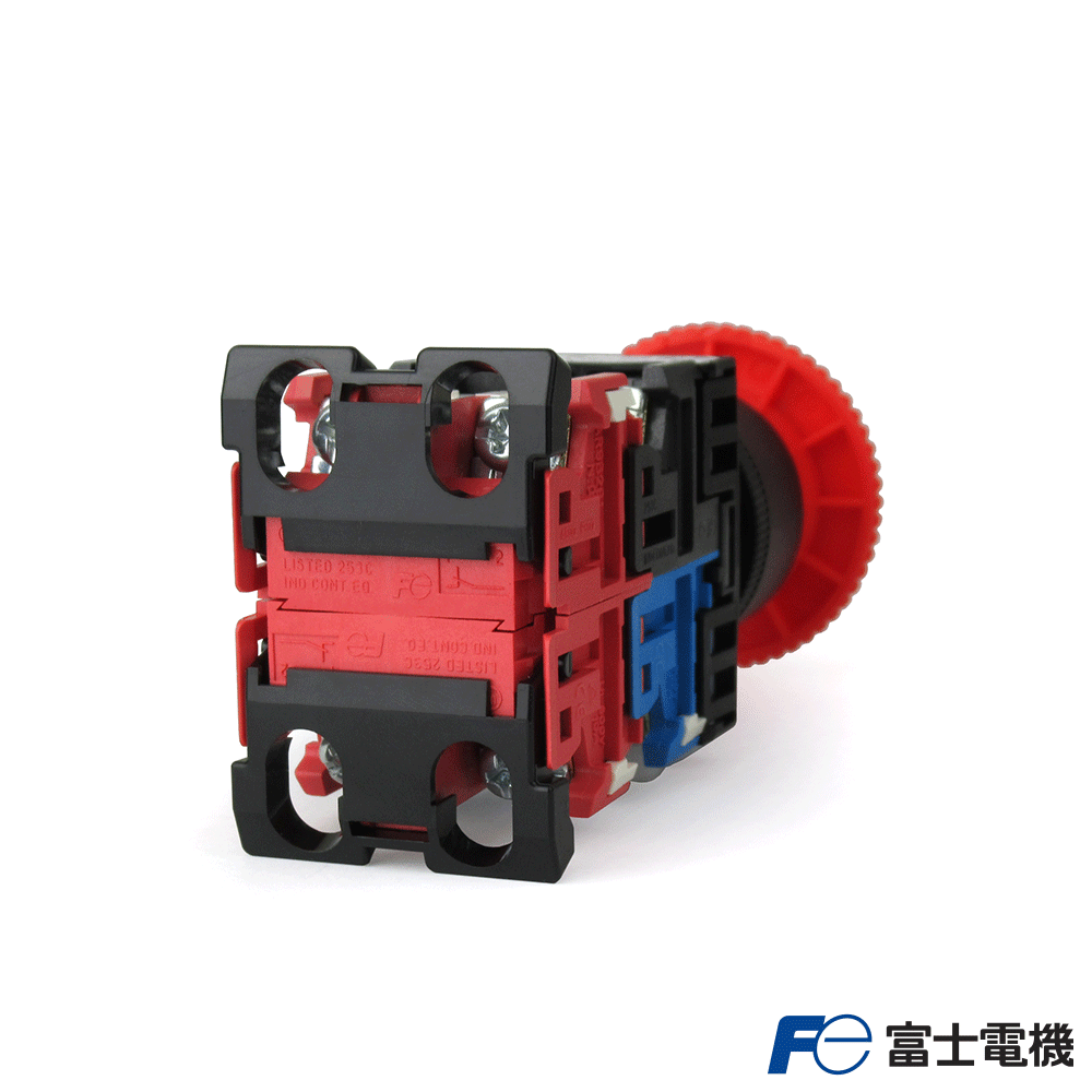 【楽天市場】富士電機 AR22V0L-12E3R 非常停止照光押しボタンスイッチ 赤 プッシュロック大形 接点構成:1a2b AC/DC24V ...