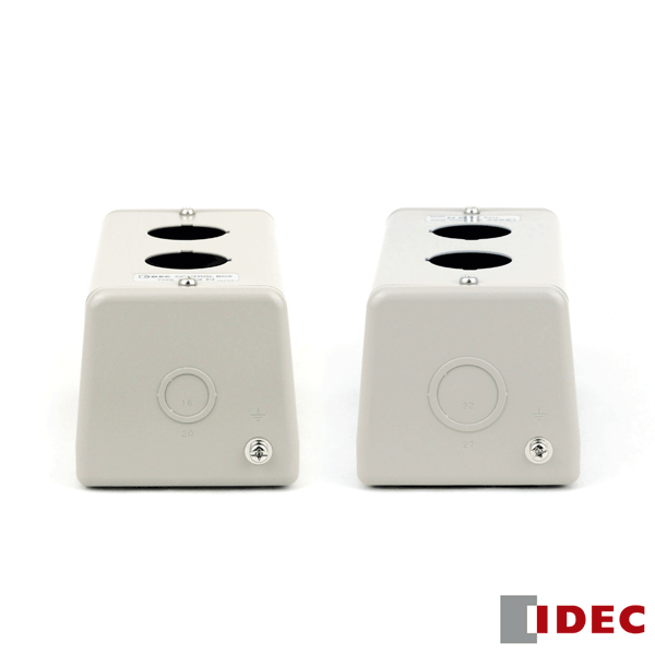 【楽天市場】IDEC (アイデック/和泉電機) KGN211Y 形コントロールボックス 2点用 穴径: Φ30.5mm IP40 NN ...