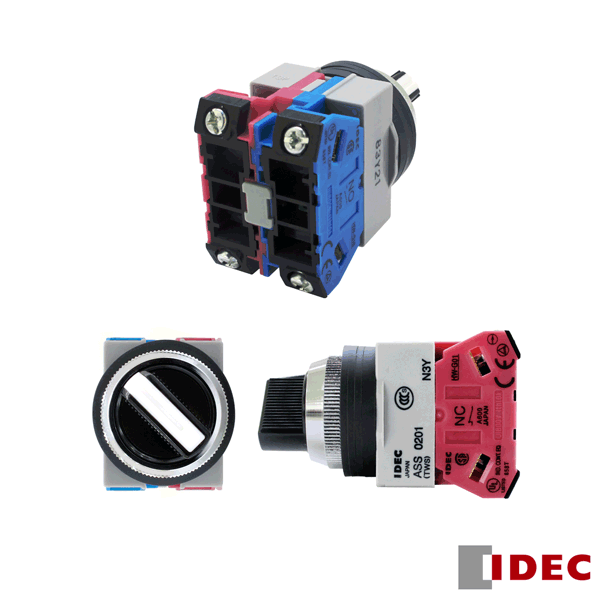 【楽天市場】IDEC (アイデック/和泉電機) ASS211N TWSシリーズ セレクタスイッチ 2ノッチ 各位置停止 ASS形 矢形ハンドル ...