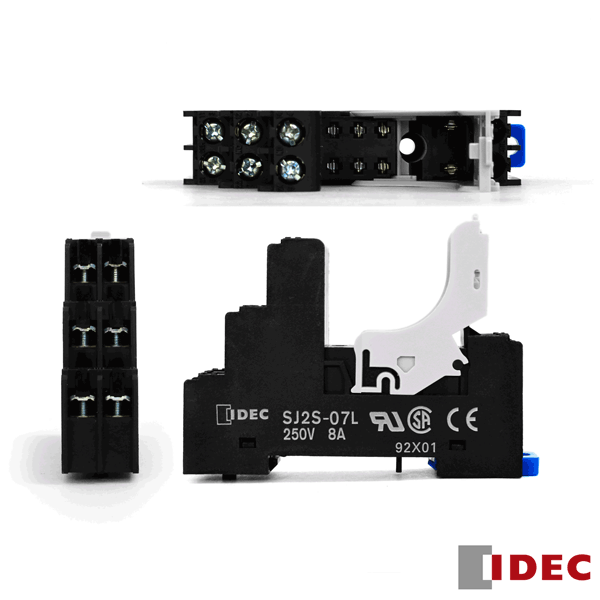 【楽天市場】IDEC (アイデック/和泉電機) SJ2S-07L SJシリーズ 2極 リレーソケット フィンガープロテクトねじ端子形, 定格 ...