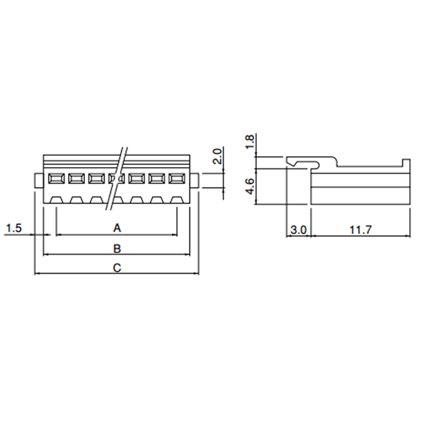 【楽天市場】メール便OK 日本圧着端子製造 H8P-SHF-AA (10個入) ハウジング 8極 定格電流: 3A AC/DC250V SN：ANGEL HAM SHOP JAPAN