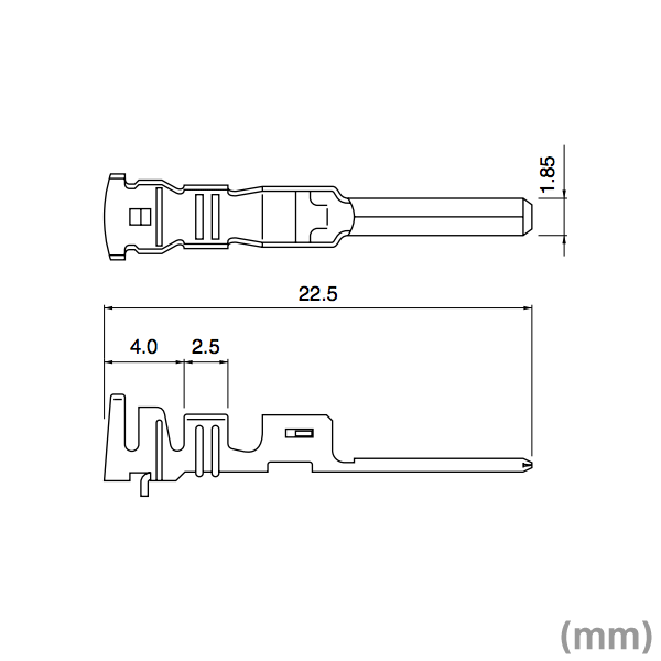 【楽天市場】当日発送・メール便OK JST BZM-41T-P0.7 100個入 ピンコンタクト バラ状 日本圧着端子製造 NN：ANGEL HAM SHOP JAPAN