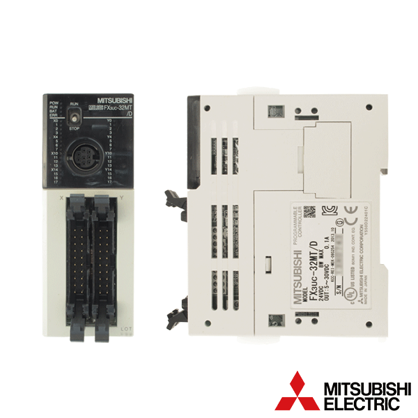 【楽天市場】三菱電機 FX3UC-32MT/D MELSEC-Fシリーズ シーケンサ本体 入力:16点 DC24V シンク 出力:16点 ...