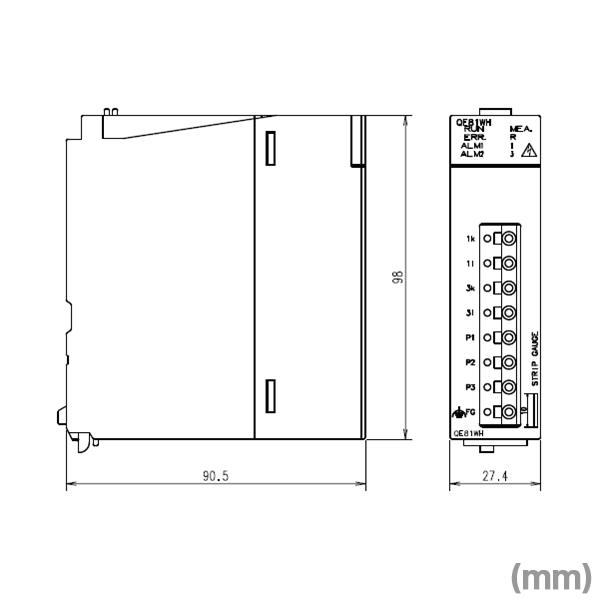 【楽天市場】三菱電機 QE81WH 電力計測ユニット 1回路 入出力占有点数 16点 電圧回路: 単相2線式、単相3線式 NN：ANGEL ...