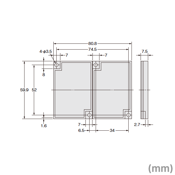 【楽天市場】当日発送OK オムロン (OMRON) E39-R2 反射板 形E3ZM-R 検出距離:5m参考値 NN：ANGEL HAM ...