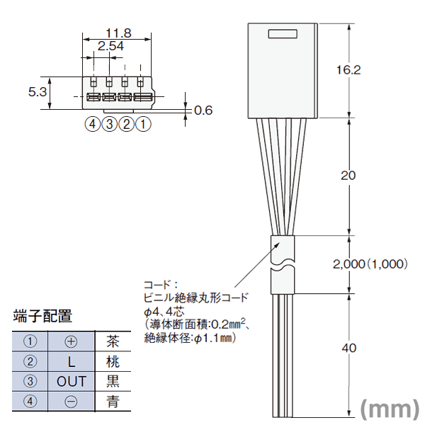 【楽天市場】当日発送OK オムロン (OMRON) EE-1006 1M フォト・マイクロセンサ専用コード付コネクタ NN：ANGEL HAM ...