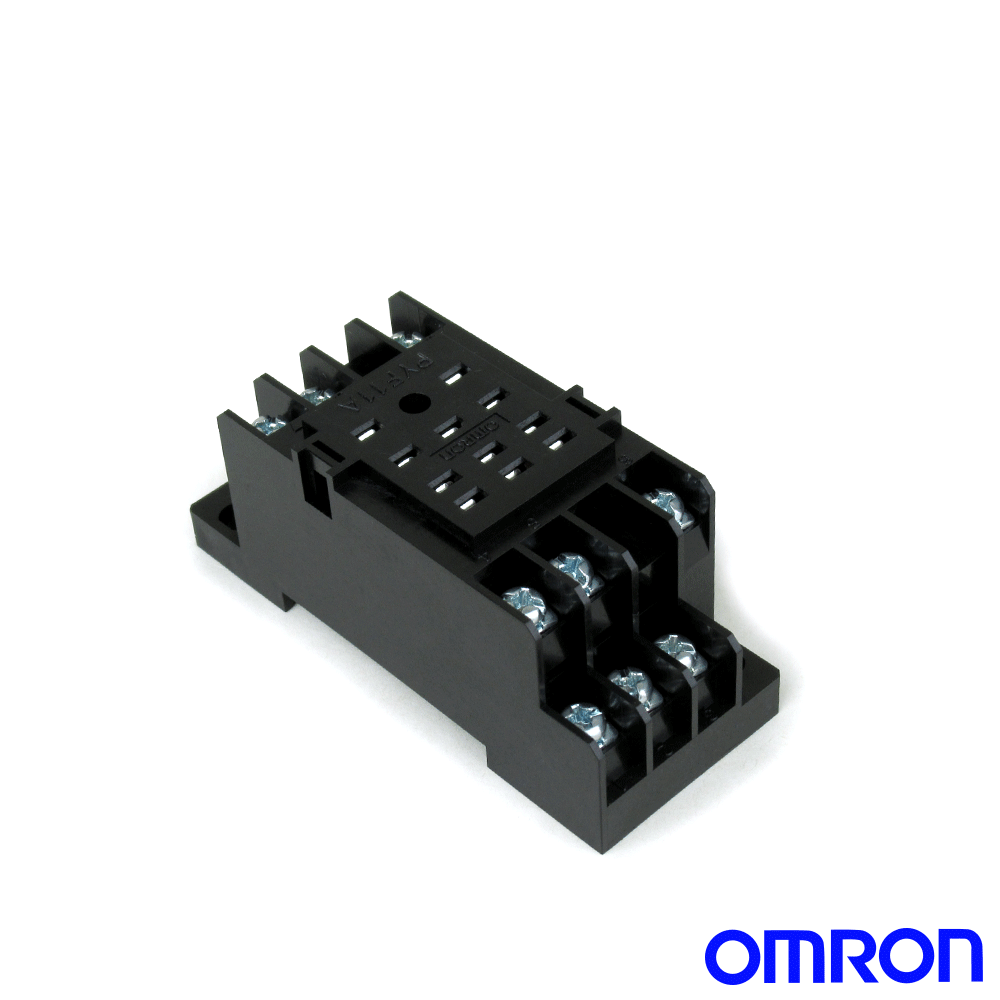 【楽天市場】当日発送OK オムロン (OMRON) PYF11A FOR MY 共用ソケット 11ピン 表面接続/レール取りつけ NN ...