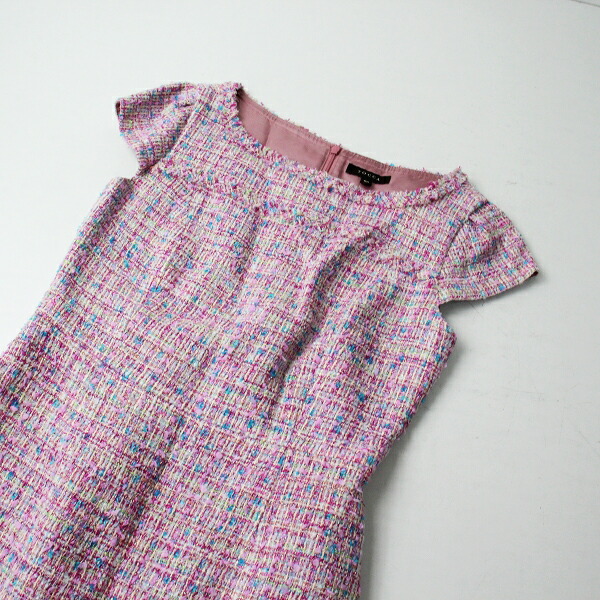 【楽天市場】【期間限定価格】【毎日値下げセール】美品 2021AW TOCCA トッカ CROSTATA ドレス 00/ピンク ワンピース ツイード【2400013259200】【中古 ...