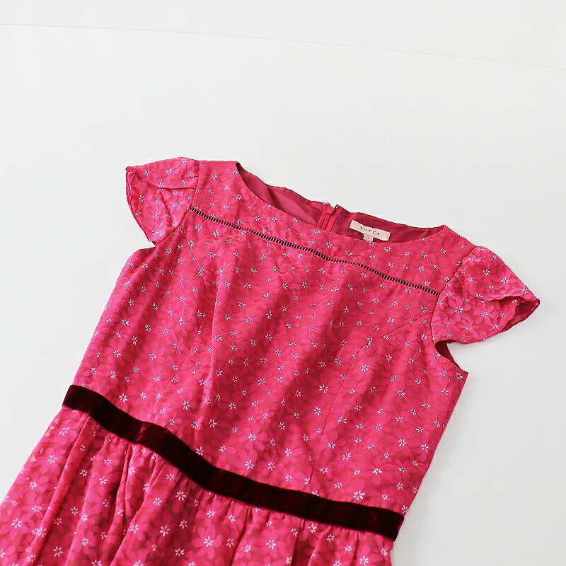 【楽天市場】【期間限定価格】【スプリングセール】定価4.2万 2020FW TOCCA トッカ 洗える WINTER COSMOS ドレス 2/ピンク ジャガード フレア 花柄 ...