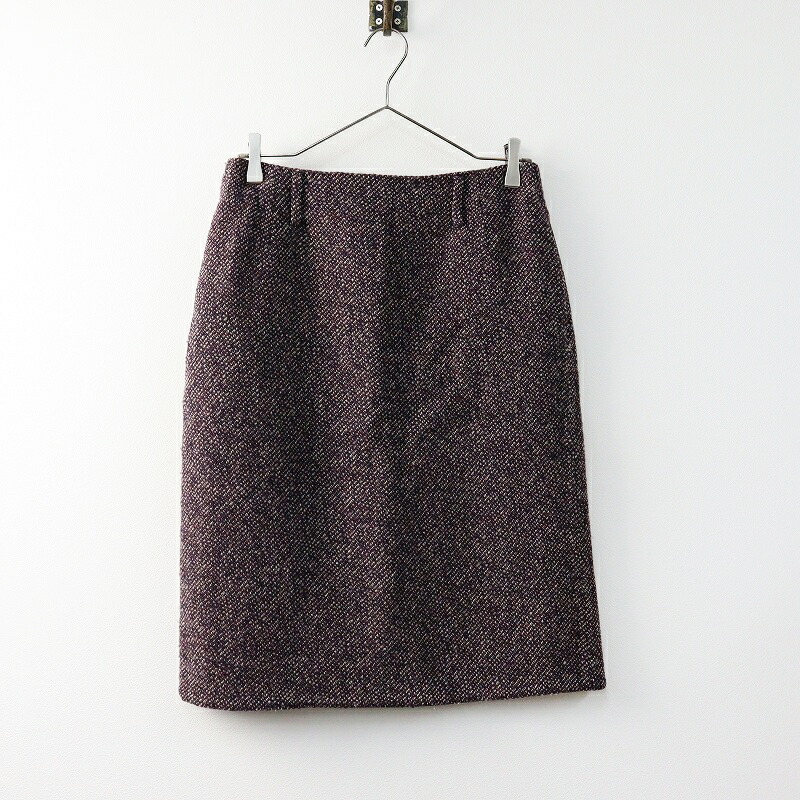 【楽天市場】フォーティファイブアール 45R 45rpm ウール ツイードタイトスカート 2/ブラウン ボトムス 膝下【2400014240641】【中古】：ブランド古着 買取販売 TRESOR