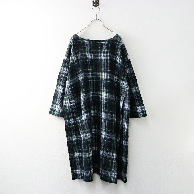 【楽天市場】美品 定価6.1万 45R 45rpm フォーティファイブアール フロートウォッシュのドレス 4/ネイビー チェック 縮絨 ワンピース【2400014360493】【中古 ...
