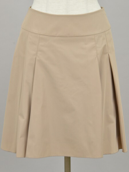 【楽天市場】フォクシーニューヨーク FOXEY NEW YORK out pleat アウトプリーツ スカート 40サイズ ベージュ ...