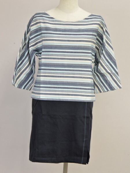 【楽天市場】シトラスノーツ CITRUS NOTES ワンピース ボーダー 38サイズ ブルー レディース j_p s_z F-M6644 ...