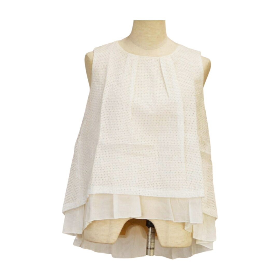 【楽天市場】プラシーボ Placebo ノースリーブ シャツ ホワイト きれいめ 日本製 コットン レディース F-M8027【中古：良品 ...