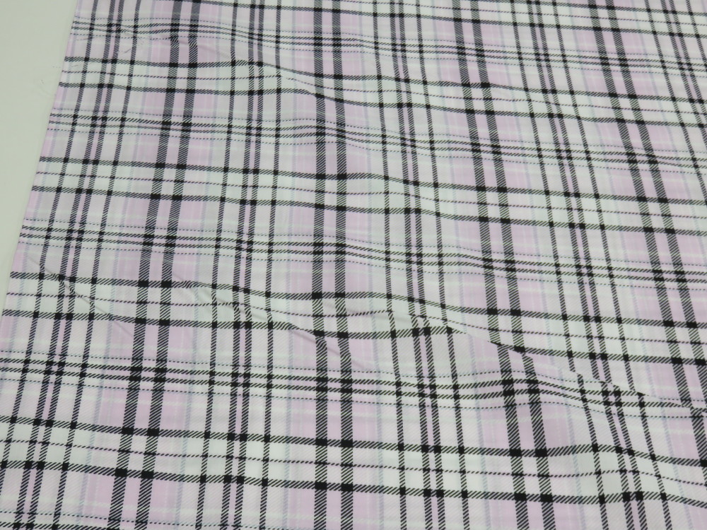 【楽天市場】LOVE CHECH チエック Kpopカラー パープル シャーティング YUWA有輪 dou【メール便3m可】タータンチェック 生地 布地 パッチワーク：布と手芸つばめや