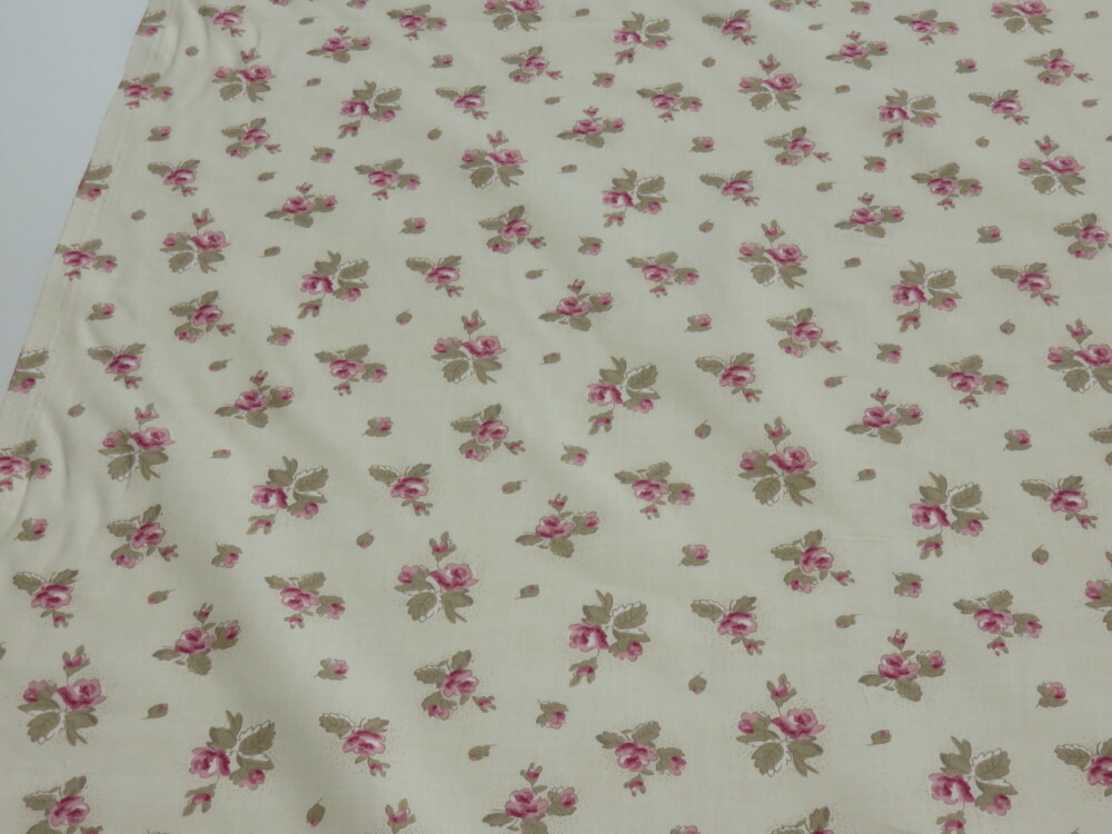 【楽天市場】1m単位 アウトレット30% こうの早苗 シャーティング オールドローズ キナリ dou【メール便3m可】 生地 布地 服地 コットン パッチワーク 有輪 YUWA ユーワ：布と ...