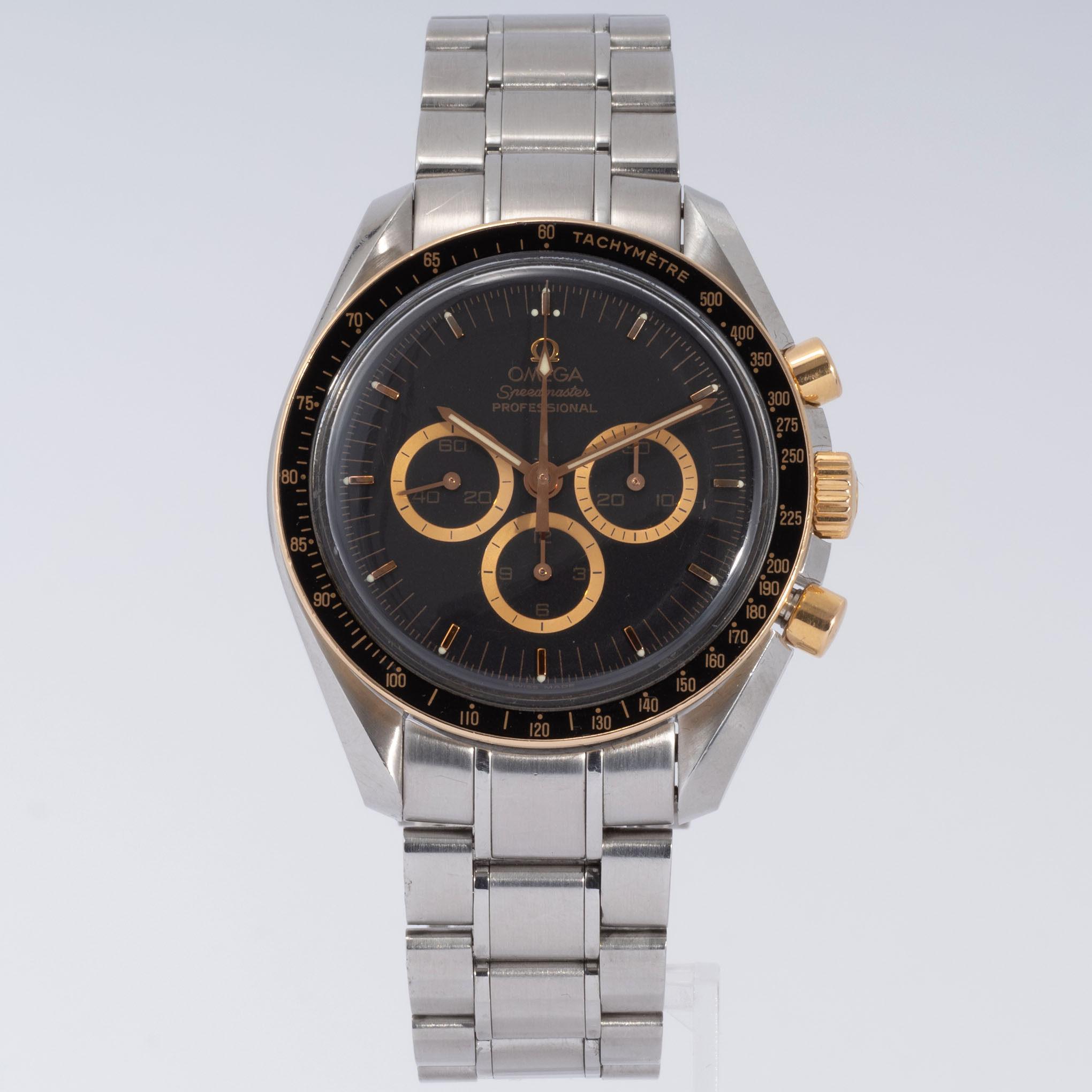 【楽天市場】オメガ スピードマスター アポロ15号 35周年記念モデル 時計 シルバー 手巻き 3366.51 メンズ ステンレス レッド ...