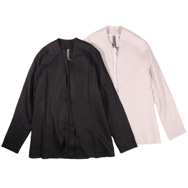 【楽天市場】AMCOUTURE エーエムクチュール ジャケット GIACCA SENZA COLLO 麻・リネン ノーカラー 並行輸入品 ...