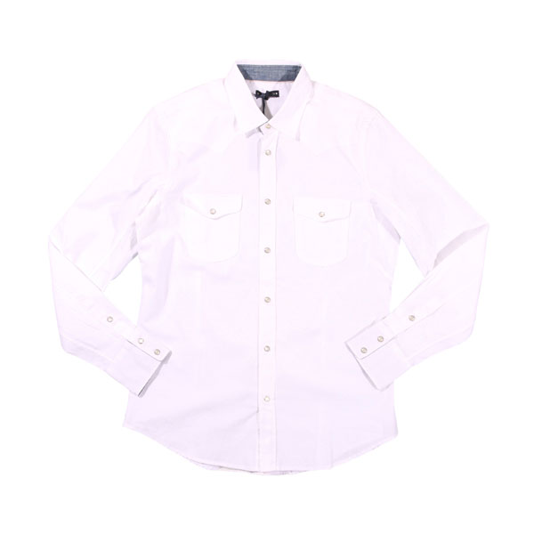 【楽天市場】【S】 JACOB COHEN ヤコブコーエン 長袖シャツ J8005 Mサイズ相当 メンズ ホワイト 白 コットン カジュアル ...