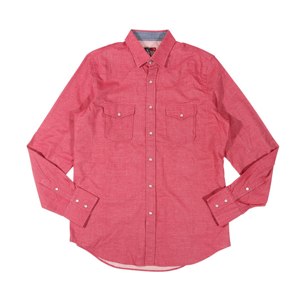 【楽天市場】【L】 JACOB COHEN ヤコブコーエン 長袖シャツ J8005 XLサイズ相当 レッド 赤 コットン カジュアルシャツ ...