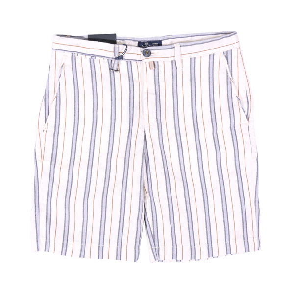 【楽天市場】【44】 Barbati バルバティ ハーフパンツ 121641 Sサイズ相当 春夏 ホワイト 白 ストライプ コットン ズボン ...