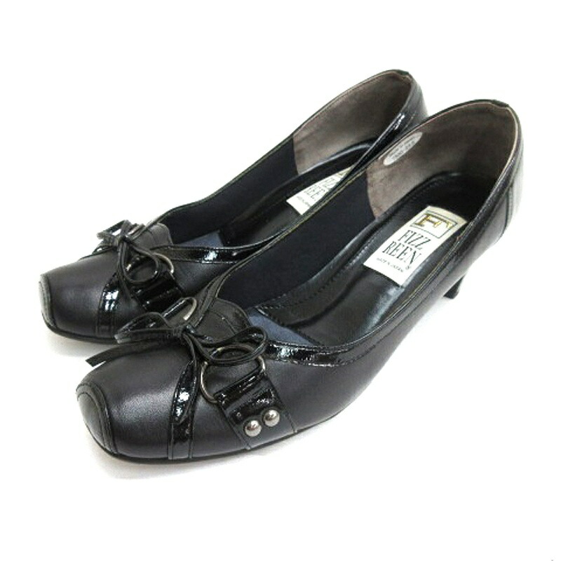 【楽天市場】【中古】フィズリーン FIZZ REEN パンプス リボン 23.5cm ブラック 250729E 靴 レディース 【ベクトル 古着】 250729：ブランド古着の買取販売ベクトル
