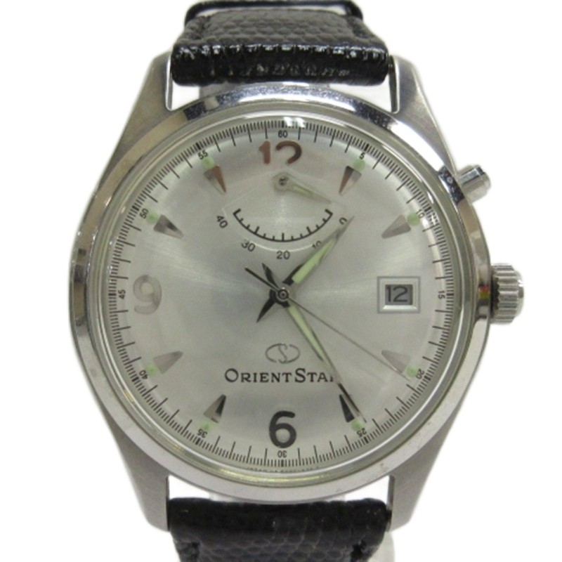 【楽天市場】【中古】オリエント ORIENT STAR オリエントスター 腕時計 自動巻き 裏スケルトン EX0C-C0 シルバー文字盤 ...