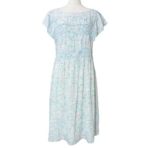 【楽天市場】【中古】トッカ TOCCA 美品 19SS ワンピース SPRING BOUQET ドレス ひざ丈 キャップスリーブ 花柄 スプリング ブーケ シャーリング 大きいサイズ 6 XL ...