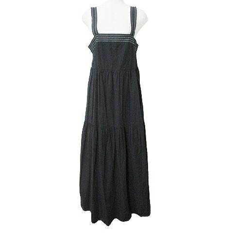 【楽天市場】【中古】ザラ ZARA 近年 ロング ワンピース ノースリーブ ティアード M 170/88A 黒 ブラック X レディース 【ベクトル 古着】 240925：ブランド古着の買取 ...