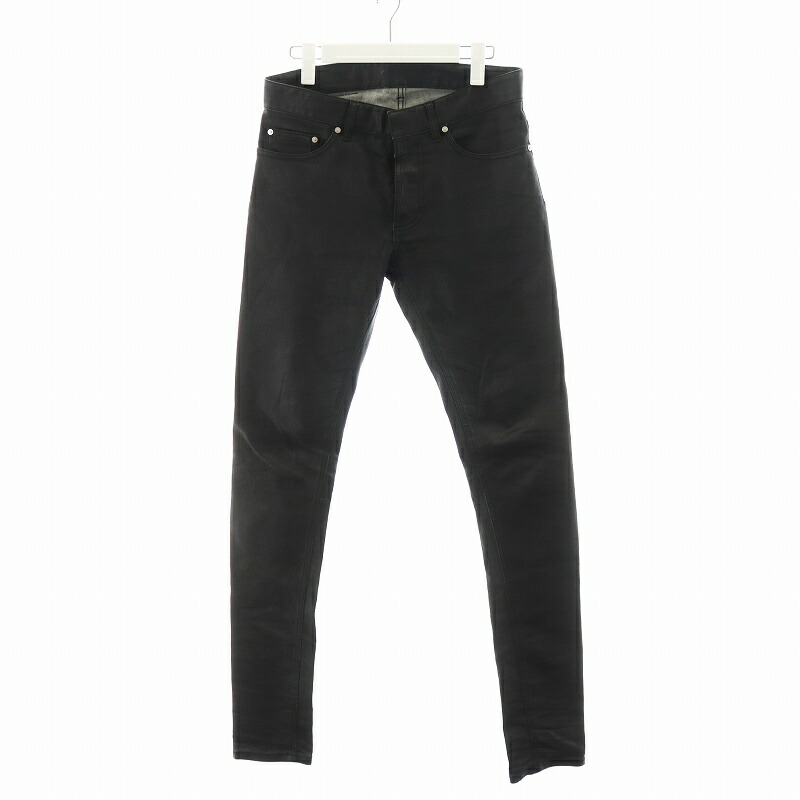 【楽天市場】【中古】バレンシアガ BALENCIAGA 16SS デニムパンツ ジーンズ ジーパン ボタンフライ コーティング加工 29 黒 ...