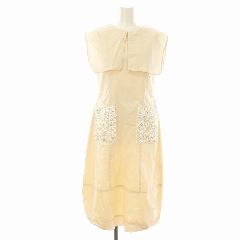 【楽天市場】【中古】チェスティ Chesty 22SS ビックカラーバルーンワンピース ミモレ ロング ノースリーブ レースポケット 0 ピンク 22G505 /KU レディース 【ベクトル ...