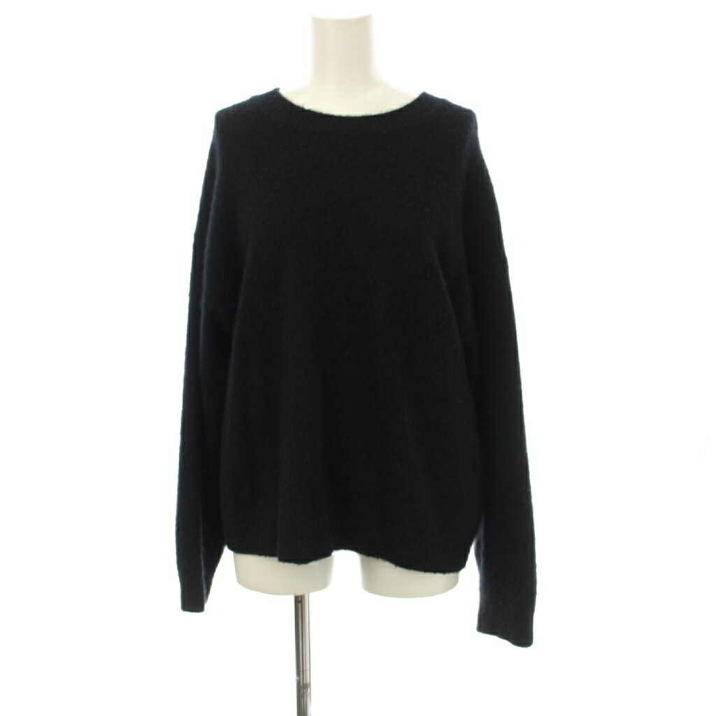 【楽天市場】【中古】オーラリー AURALEE セーター カシミヤ 1 黒 ブラック 無地 ラウンドネック 長袖 /JP 【ベクトル 古着 ...