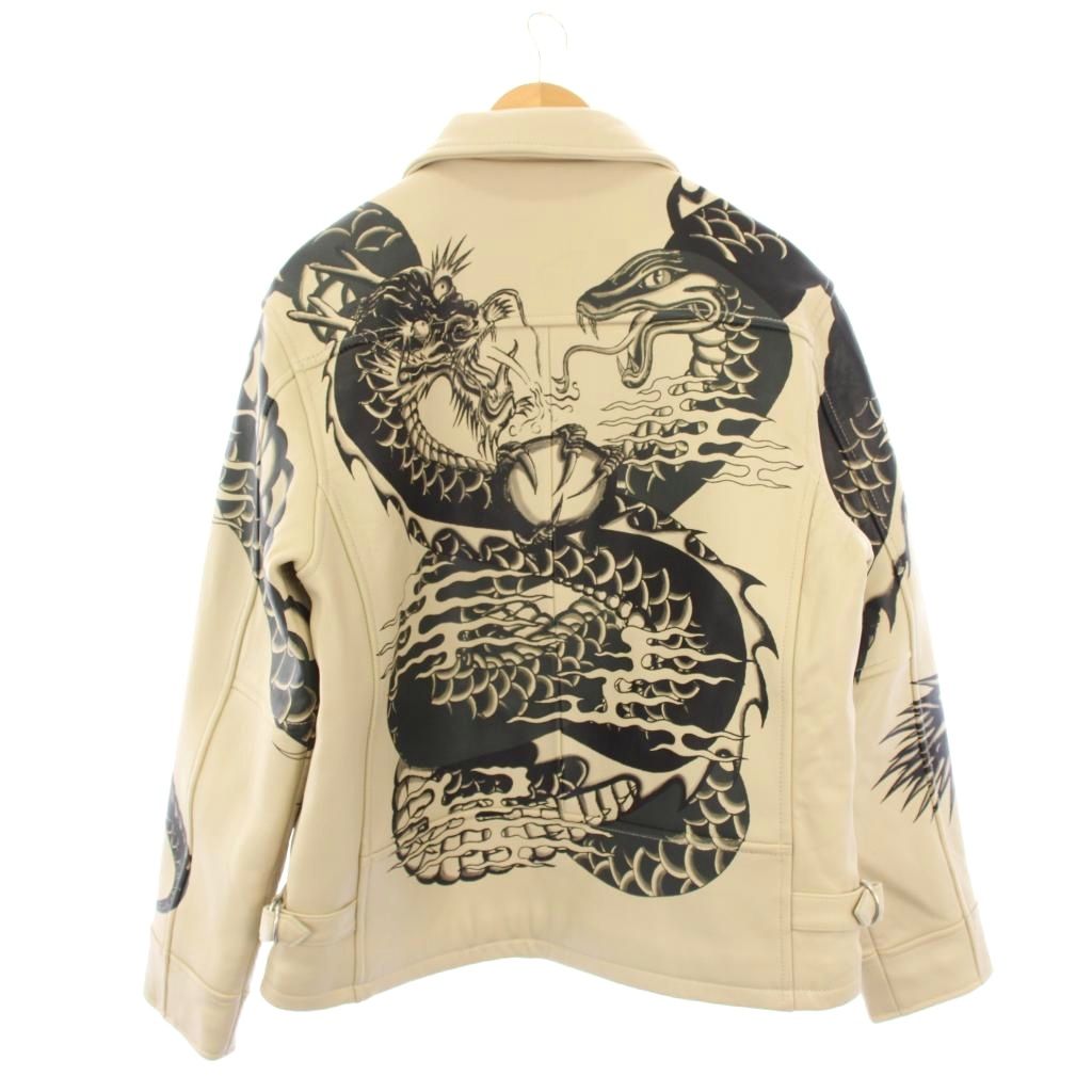 【楽天市場】【中古】アヴィレックス AVIREX DRAGON&SNAKE TRACKER JACKET トラッカージャケット レザー ...