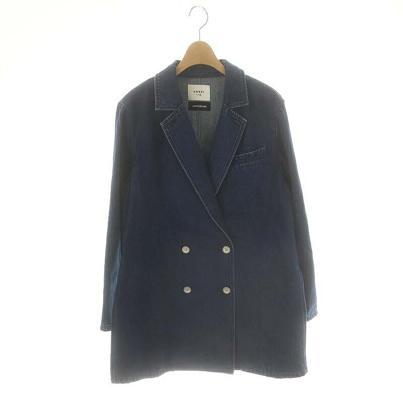 【楽天市場】【中古】アメリ AMERI JAPAN DENIM DENIM TAILORED JACKET デニムジャケット ブレザー F 紺 ネイビー /AT OS レディース 【ベクトル ...