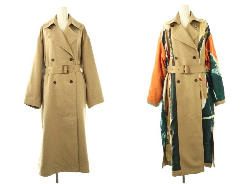 【楽天市場】【中古】アメリヴィンテージ Ameri VINTAGE アメリ AMERI MY DEAR REVERSIBLE TRENCH COAT トレンチコート スプリングコート S ...