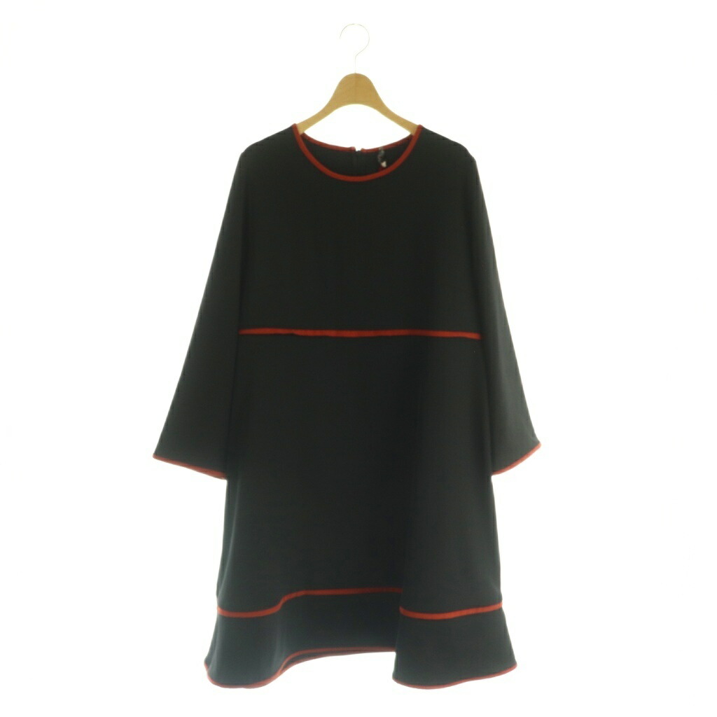 【楽天市場】【中古】エーアンドジー A&G Love Curves パイピングワンピース 46 黒 赤 /MI OS レディース 【ベクトル ...