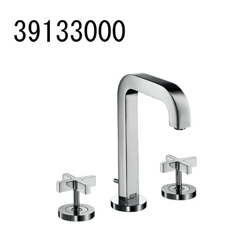 【楽天市場】AXOR CITTERIO アクサーチッテリオ 3ホール洗面混合水栓170 クロスハンドル(引棒有) 39133000 アクサー ...
