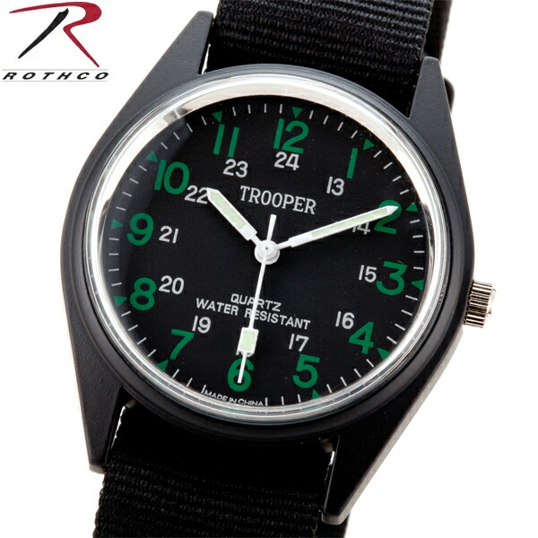 【楽天市場】クーポンで最大18%OFF★ROTHCO ロスコ 4105 BLACK SWAT WATCH ブラック スワット ウォッチ ケース ...