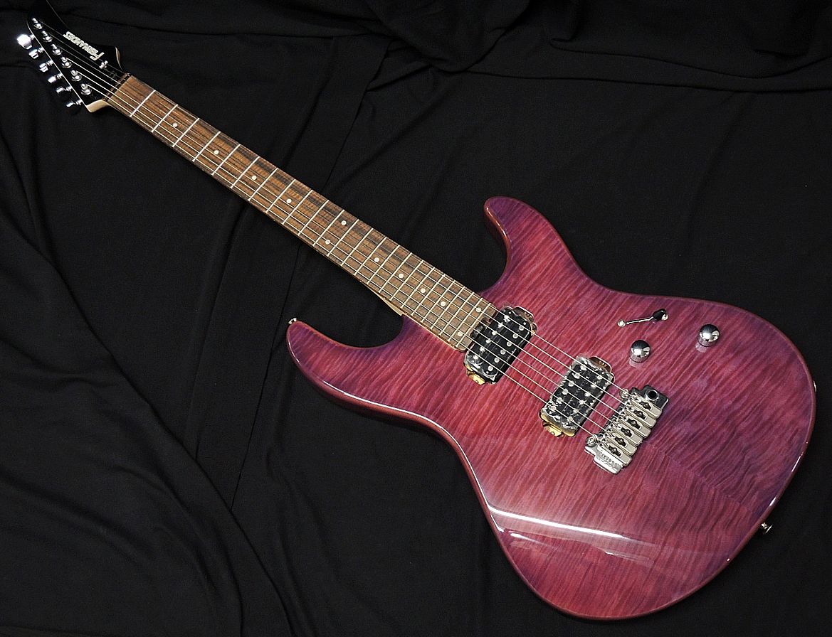 【楽天市場】【ポイント3倍】Fernandes NTG-LTD STP フェルナンデス エレキギター 24フレット シースルー パープル【送料 ...