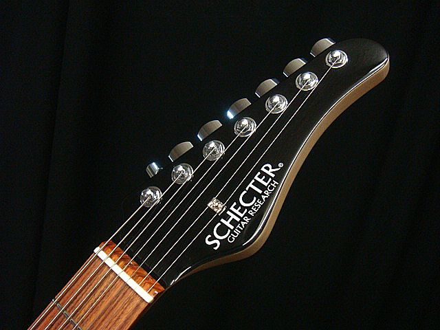 【楽天市場】【ポイント3倍】SCHECTER シェクター AR-07 BLK/PF Black ジャガータイプ【新品アウトレット】【7弦ギター】【送料無料】：オーディオ渡辺