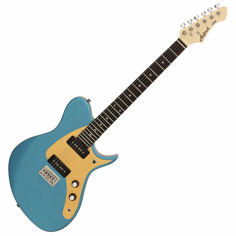 【楽天市場】Aria JET LPBL P-90タイプ ゴールドアノダイズドピックガード アリア ジェット レイクプラシッドブルー エレキ ...