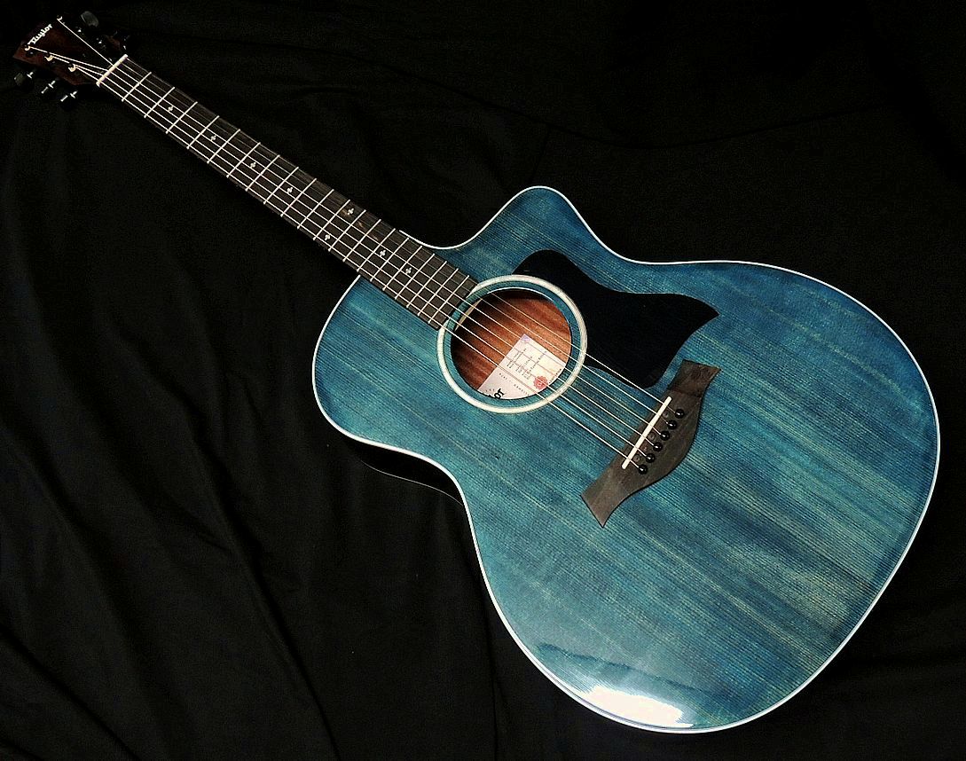 【楽天市場】Taylor 214ce Plus Special Edition, Trans Blue テイラー グランド・オーディトリアム ...