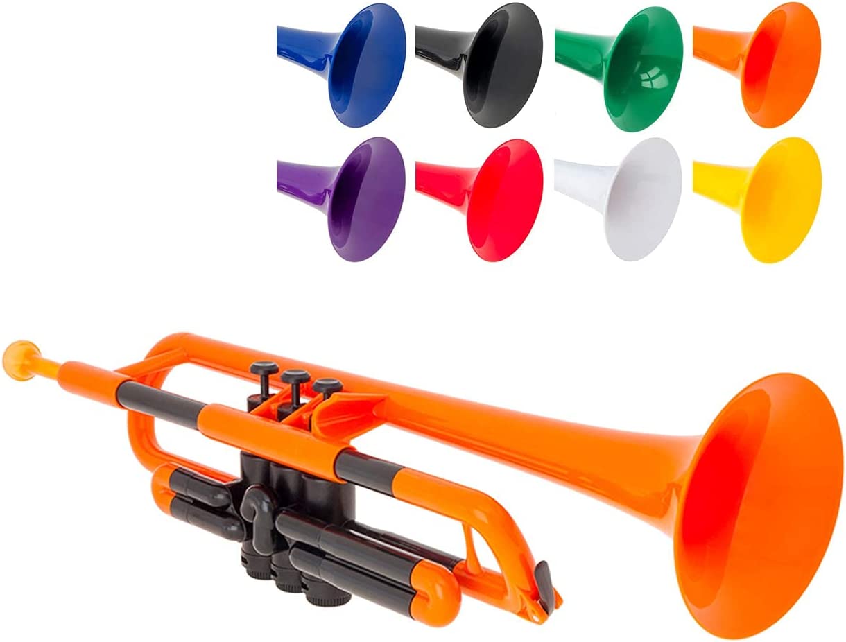 【楽天市場】【ポイント3倍】pInstruments ピーインストゥルメンツ プラスチック製管楽器 トランペット pTrumpet PTRUMPET1OR / ORANGE オレンジ：オーディオ渡辺