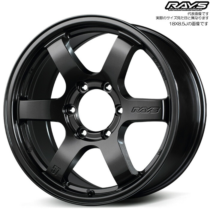 【楽天市場】レイズ 57DR-X (AXZ) 1本 [18×9.0J+0 6H 139.7 φ112] RAYS gram LIGHTS ...