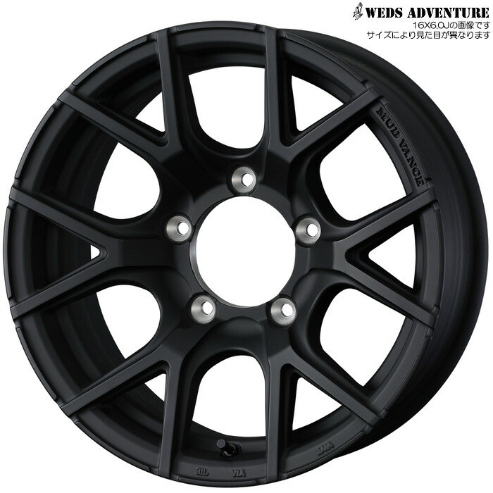 【楽天市場】WEDS MUD VANCE SD フルマットブラック 1本 [16×5.5J+22 5H 139.7 φ108.25] ウェッズ ホイール マッドヴァンスSD フルマットブラック ...
